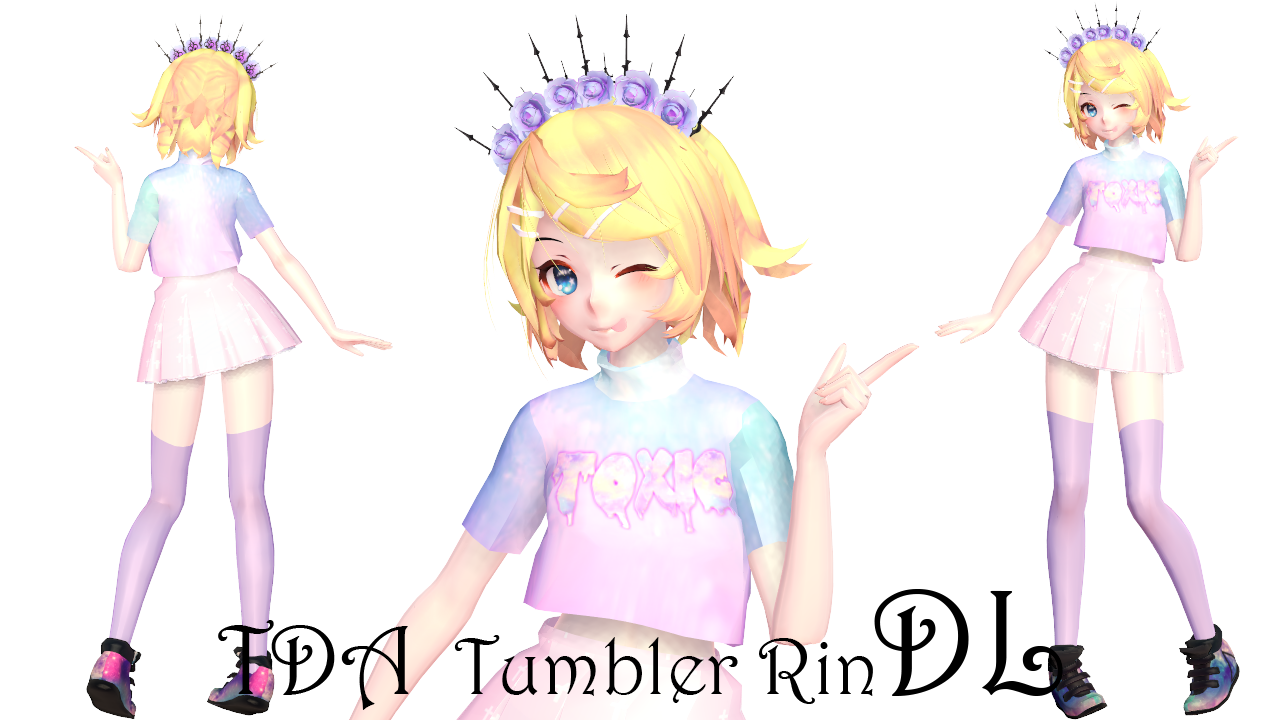 [MMD] TDA Tumbler Rin [DL new ] by MikaelaTyan on DeviantArt
