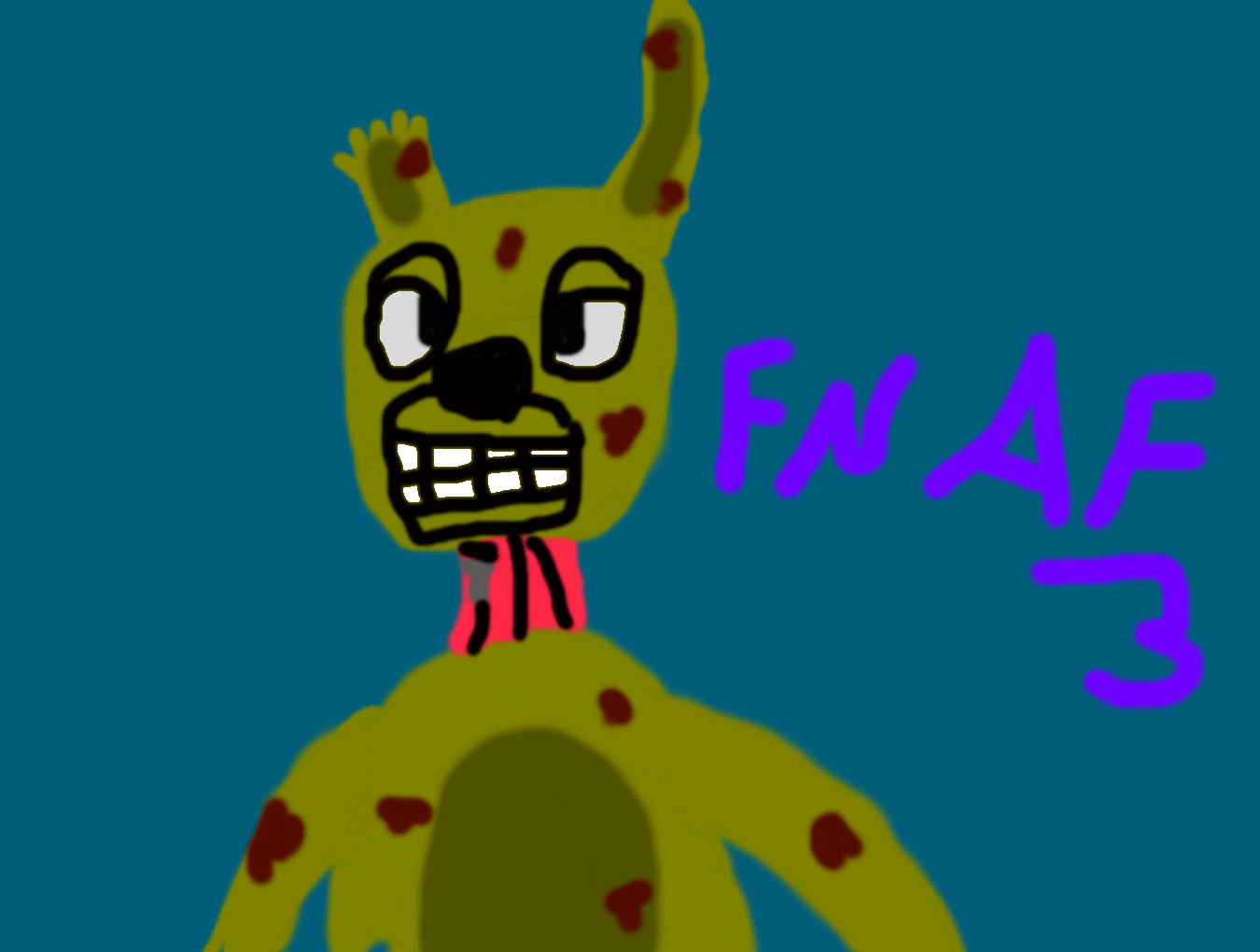 springtrap horror by BALLORASOKEWL on DeviantArt