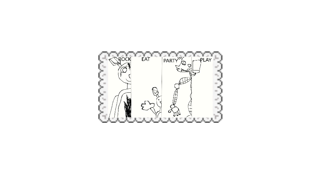 fnaf sketch fan stamp by BALLORASOKEWL on DeviantArt