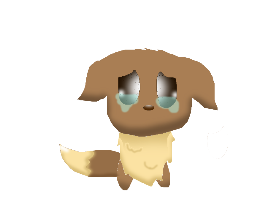 Sad eevee by BALLORASOKEWL on DeviantArt