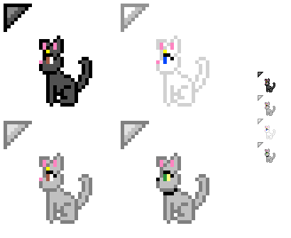 Cat Cursors by MikariStar on DeviantArt