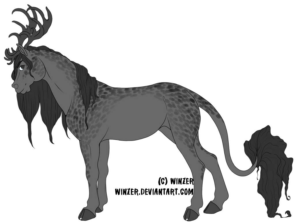 Kirin Lineart *F2U* by Winzer on DeviantArt