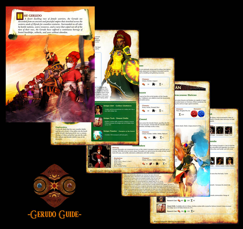 Hyrule Conquest Guide - Gerudo by UndyingNephalim on DeviantArt