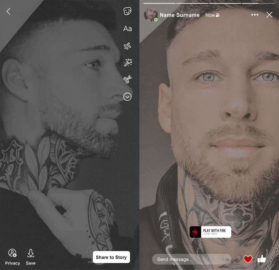 #1 fb stories template by kapheira on DeviantArt