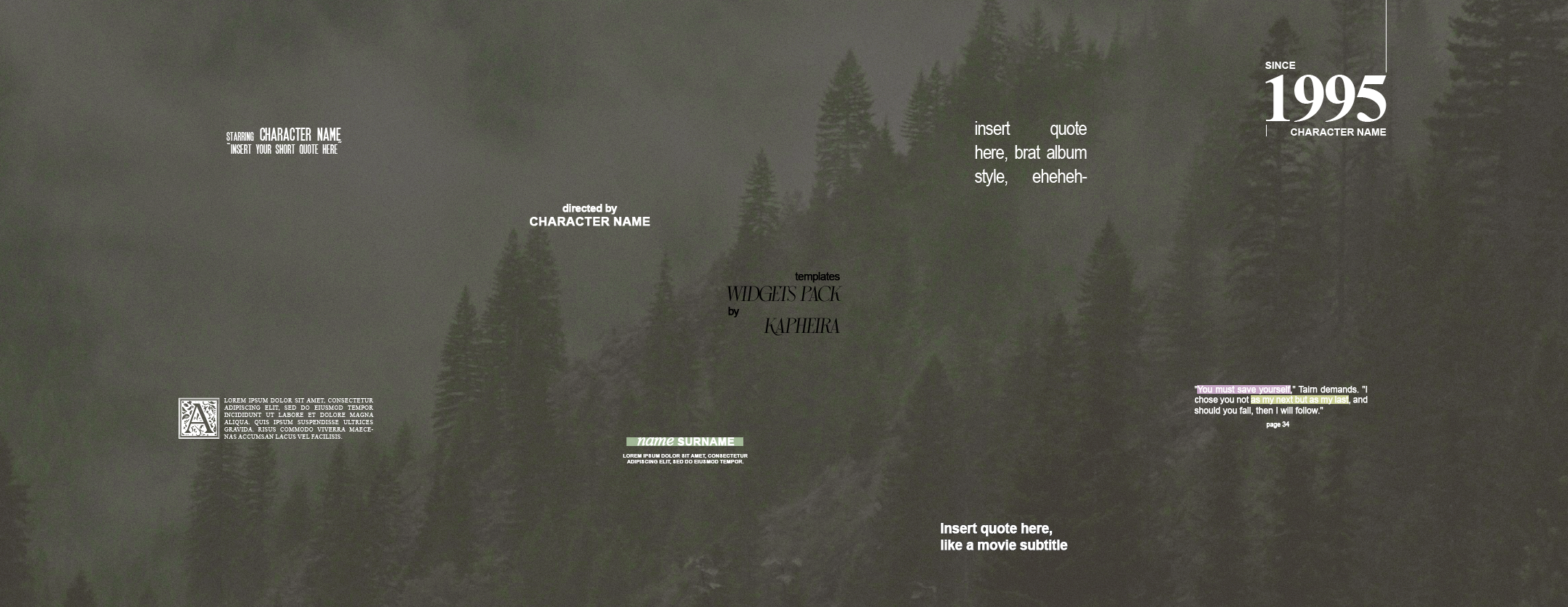 WIDGETS PACK by kapheira on DeviantArt