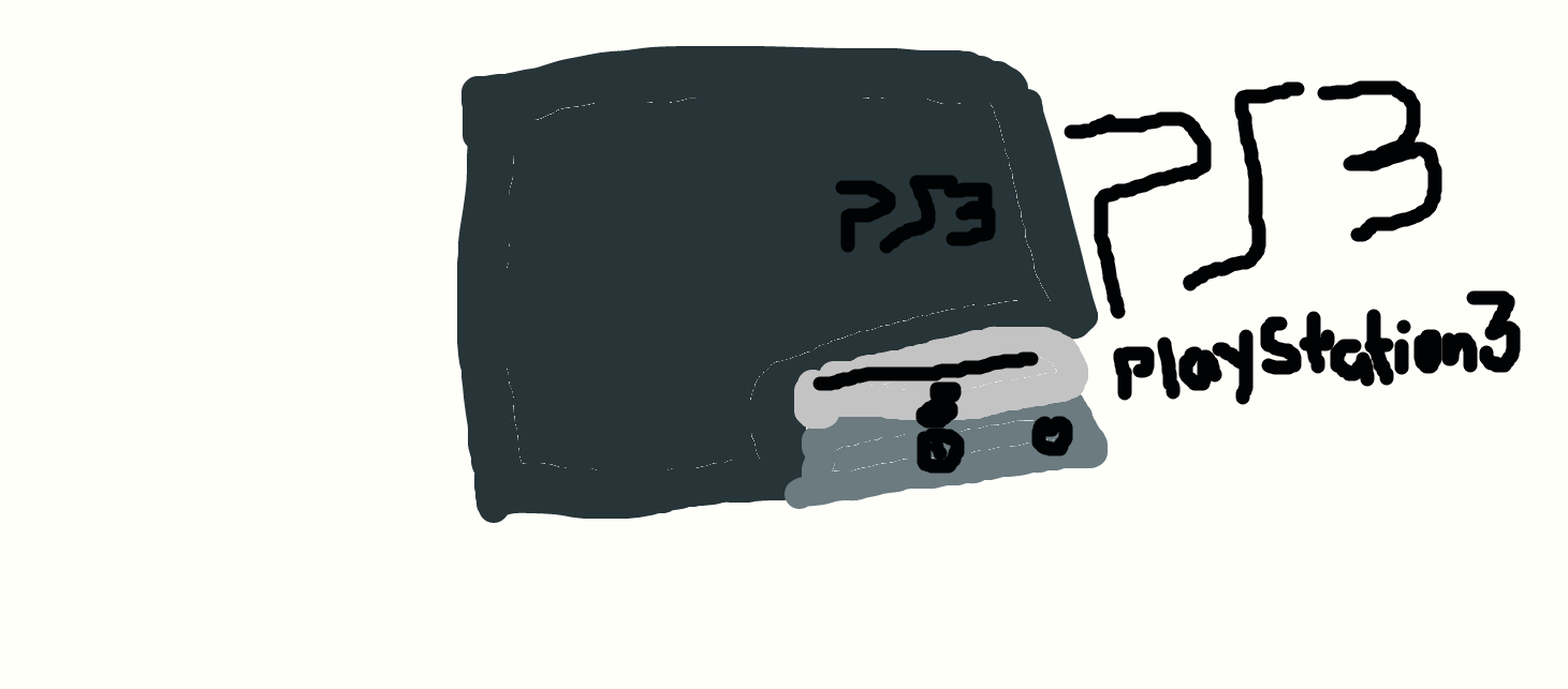 PlayStation 3 Slim by TamTheLucario448 on DeviantArt