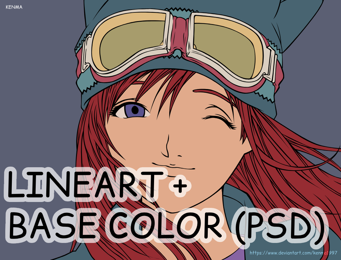 Ringo LineArt + Base Color - Air Gear 3 by kenma1997 on DeviantArt