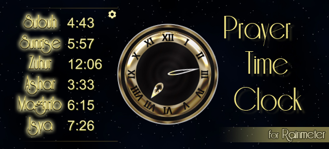 Prayer Time Clock by ZakycooL on DeviantArt
