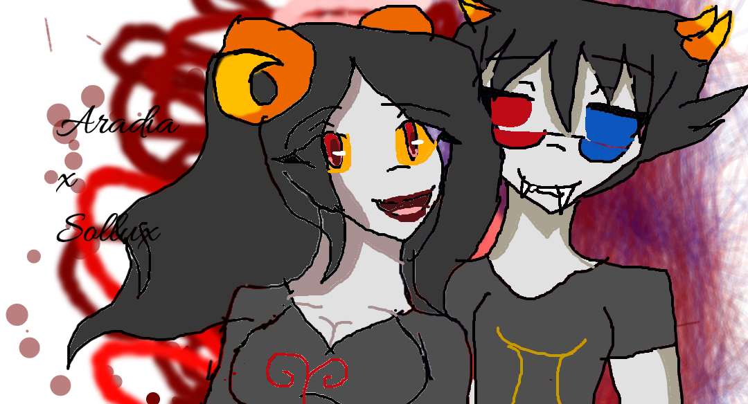 Aradia X Sollux by susan-the-hedgehog1 on DeviantArt