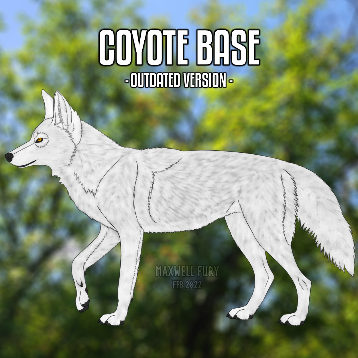 Coyote base [Outdated] by MaxwellFury on DeviantArt