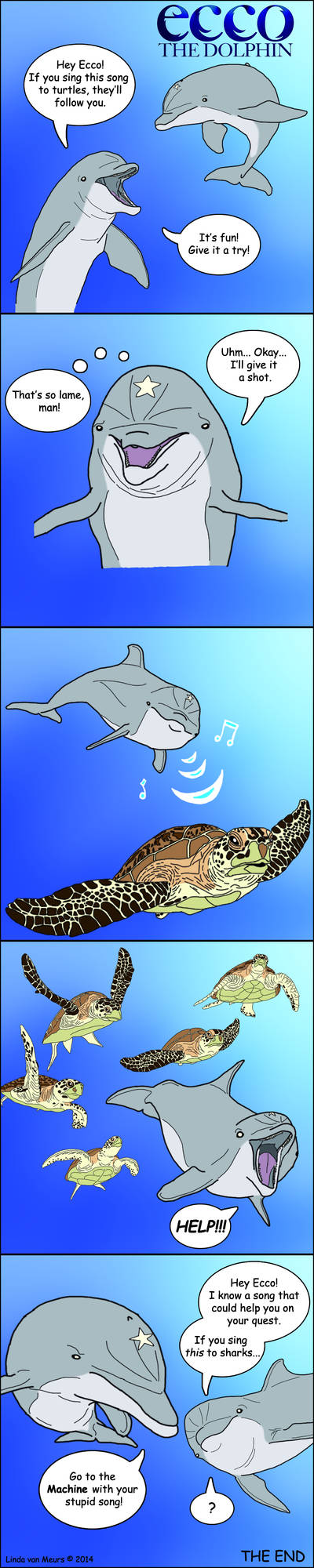 Ecco the Dolphin - Song of Turtle by Stampedian on DeviantArt