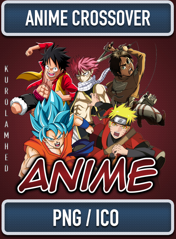 Anime crossover Icon by kurolamhed on DeviantArt