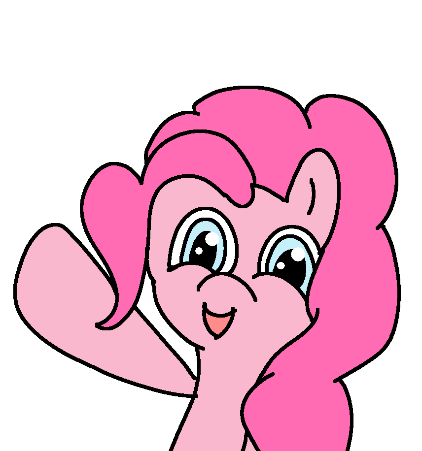 Pinki Pie Waving happy gif by Mister-Khan on DeviantArt
