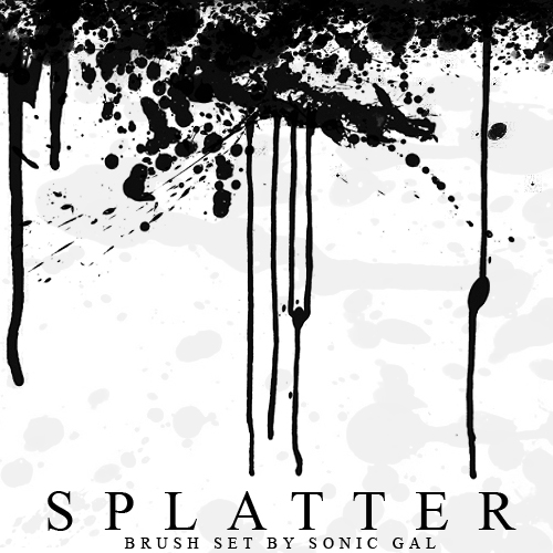 Splatter Brushes by Sonic-Gal007 on DeviantArt