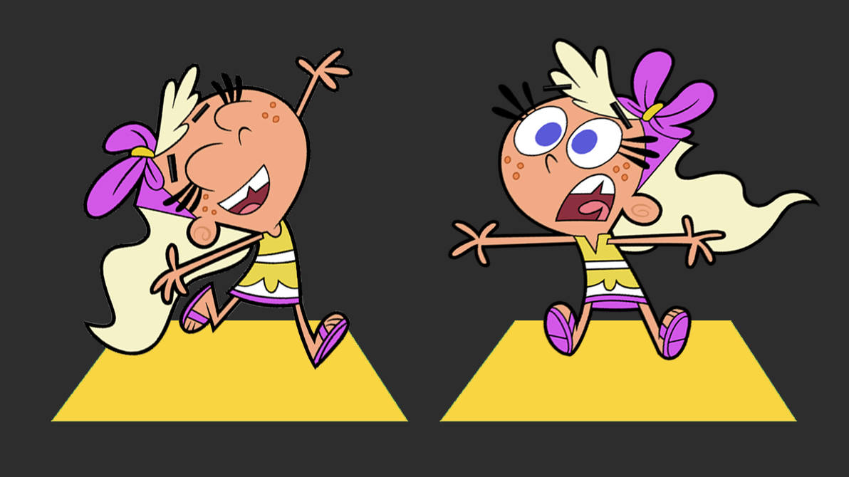 Two Chloes Carmichaels In Yellow Square by doublekids07 on DeviantArt