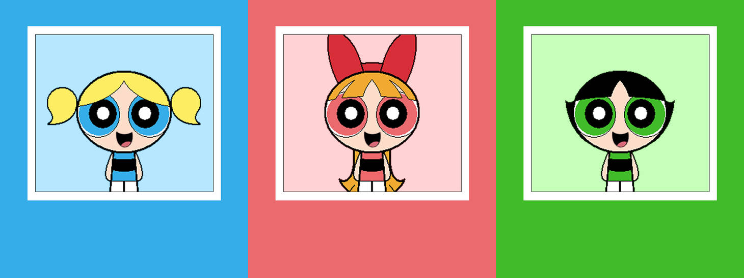 PPG as a Powerpuff girls by doublekids07 on DeviantArt