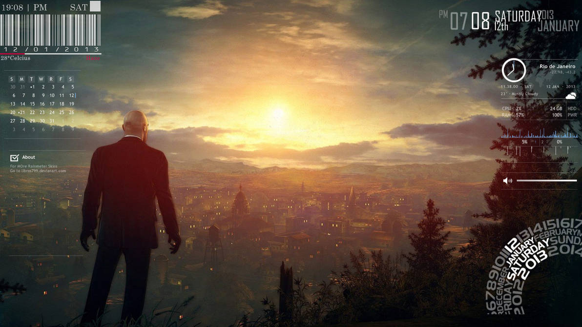 Hitman Rainmeter by llbros799 on DeviantArt