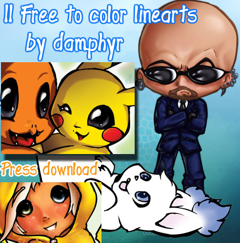 Lineart Pack by damphyr on DeviantArt