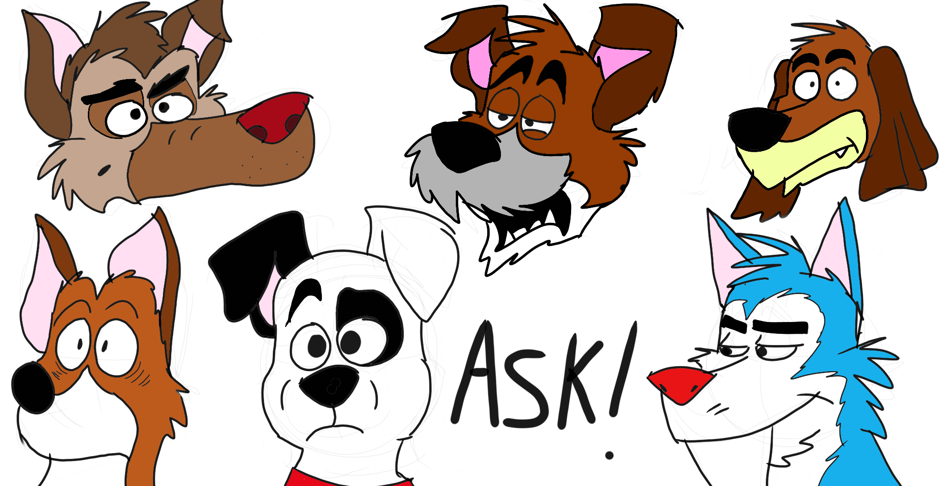 Ask dodger charlie tusky husky patch itchy or butt by idepaz on DeviantArt