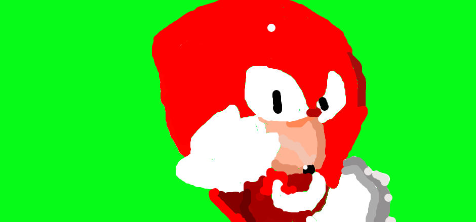 Knuckles In Sonic 2 Title Pose HD by SkylerTheFoxOC on DeviantArt