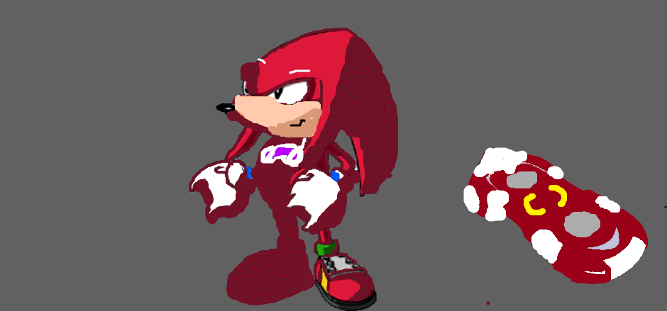 Classic Knuckles Sonic Riders Style (trace) by SkylerTheFoxOC on DeviantArt