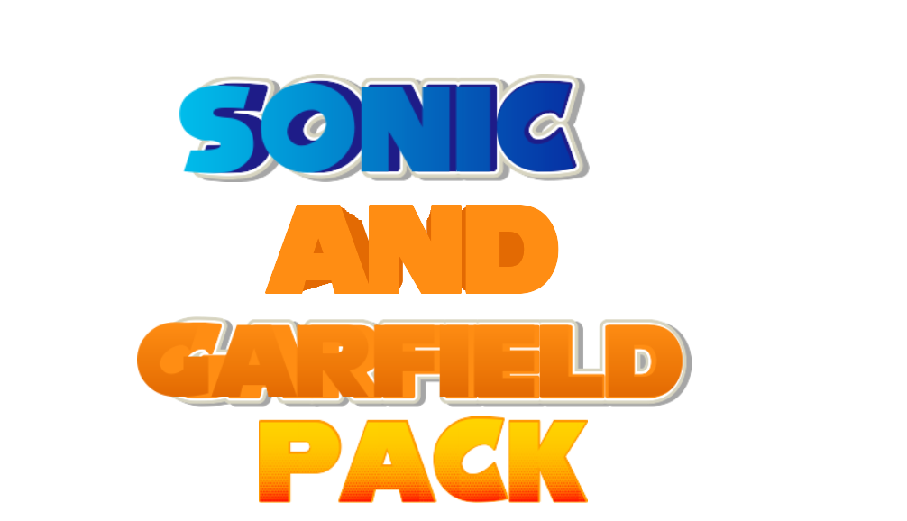 Sonic And Garfield Pack Remake Logo! by SkylerTheFoxOC on DeviantArt