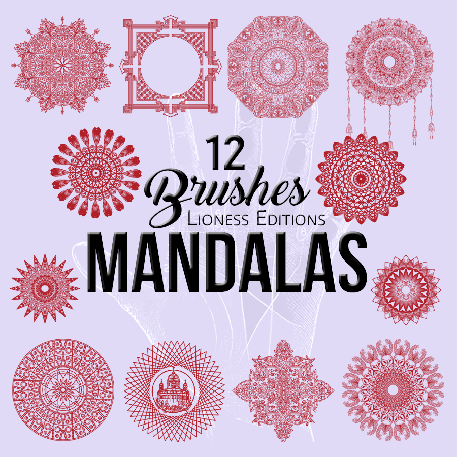 Mandala Brushes 12 by LionessEdits on DeviantArt