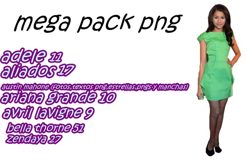 Mega Pack PNG by tinchorusher on DeviantArt