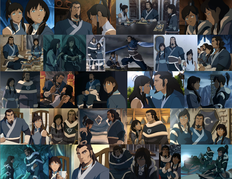 Korra, Senna, and Tonraq by JackieStarSister on DeviantArt