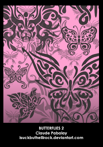 butterflies 2 brushes by isuckbuthellirock on DeviantArt