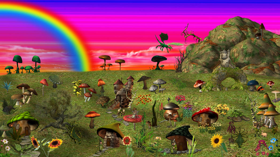 Magic-Mushroom-Land by goazilla on DeviantArt