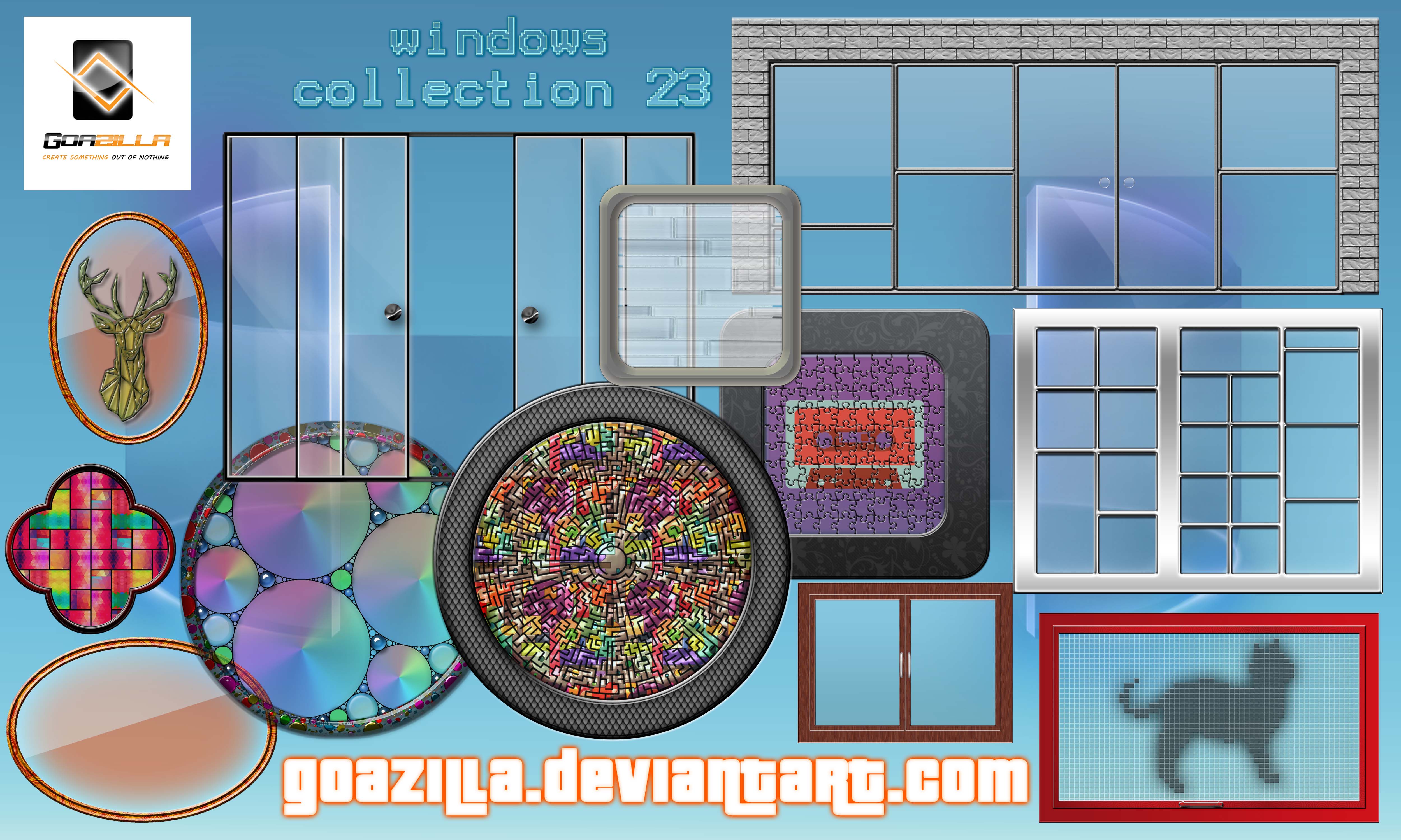 windows collection 23 by goazilla on DeviantArt