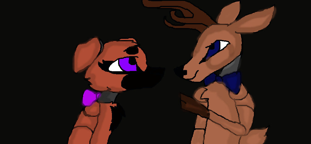 zephyr the dog and cosmo the deer by arakandthemisfits on DeviantArt