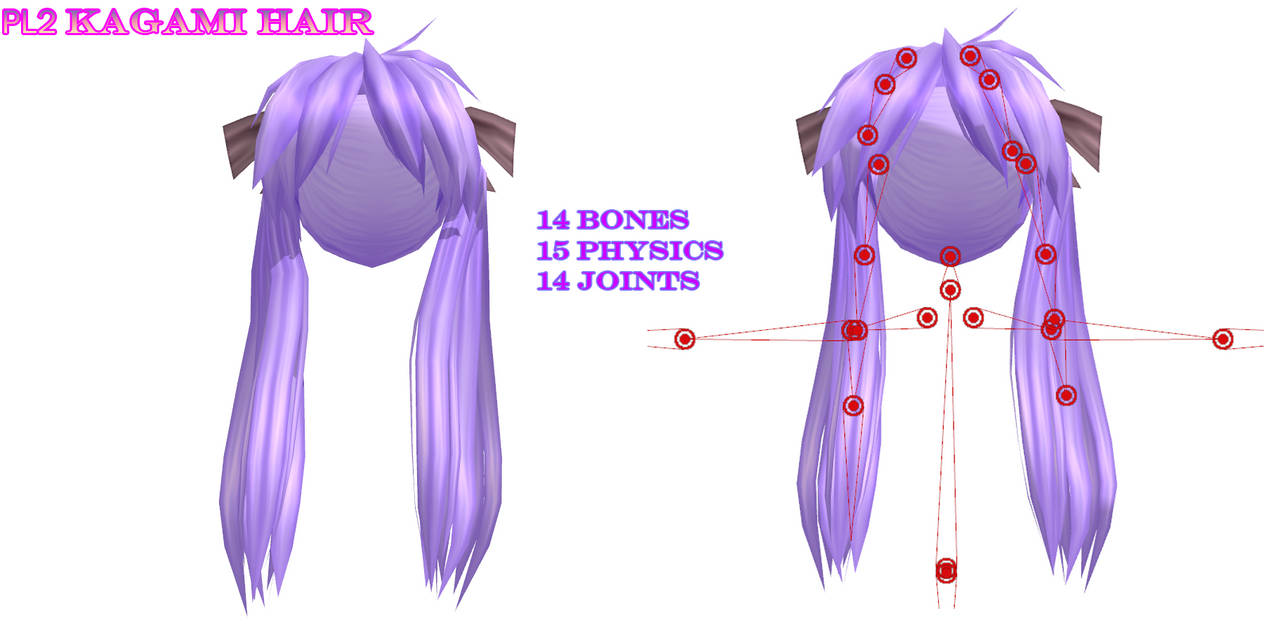 MMD Kagami hair DL by sarcasticAquarium on DeviantArt