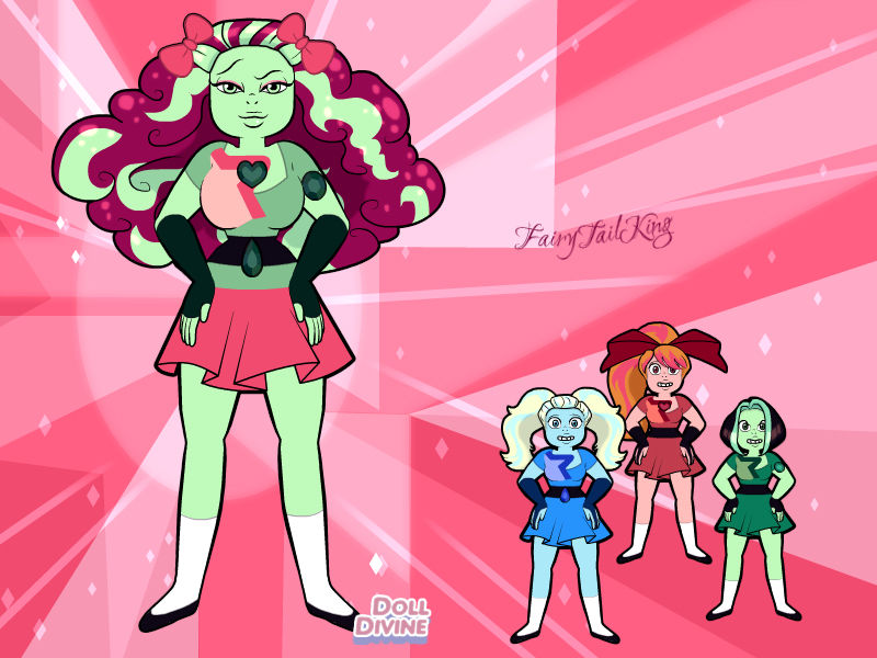 PowerPuff Girls Gems Fusion by FairyTailKing on DeviantArt