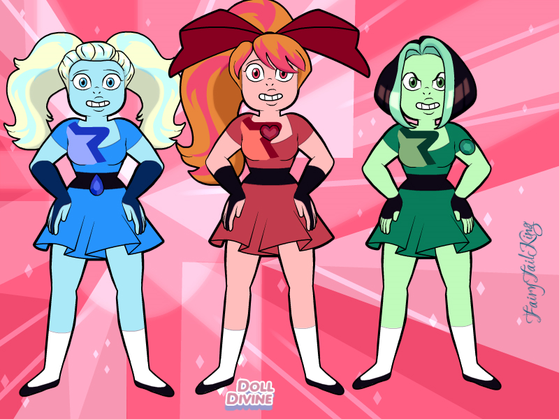 powerpuff girls Gems by FairyTailKing on DeviantArt