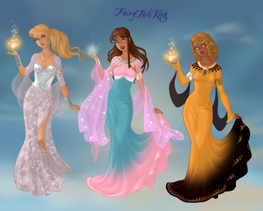 Annabeth,Piper, and Hazel as Goddess by FairyTailKing on DeviantArt