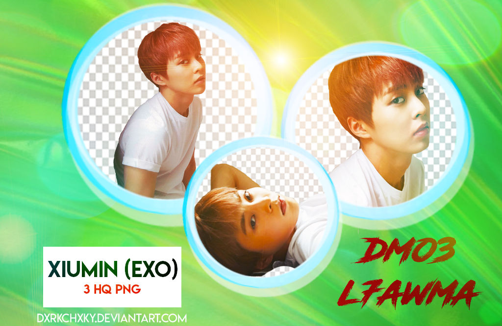 Pack PNG Xiumin #11 - EXO by DxrkChxky on DeviantArt