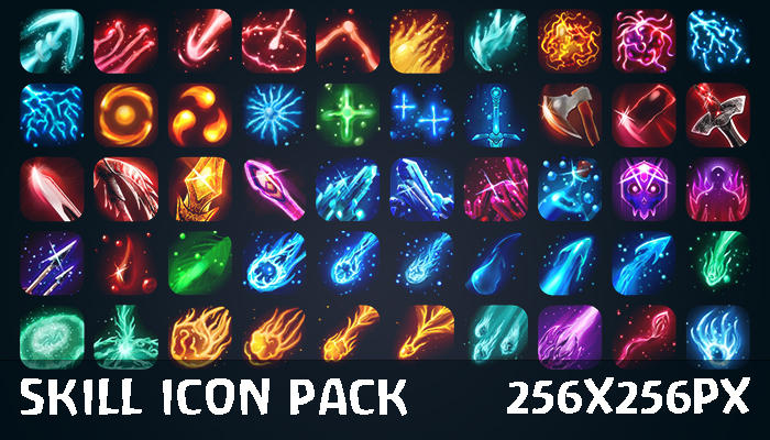 +50 RPG Spell Icon Packs 1 by Wenrexa on DeviantArt