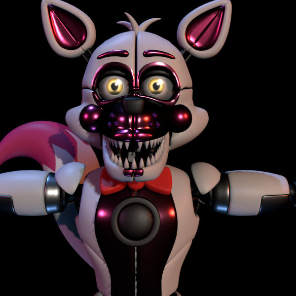 funtime foxy retexture V3 by puploora on DeviantArt