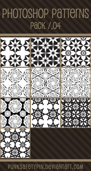 Photoshop Patterns - Pack 04 by punksafetypin on DeviantArt