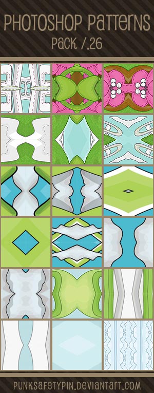 Photoshop Patterns - Pack 26 by punksafetypin on DeviantArt