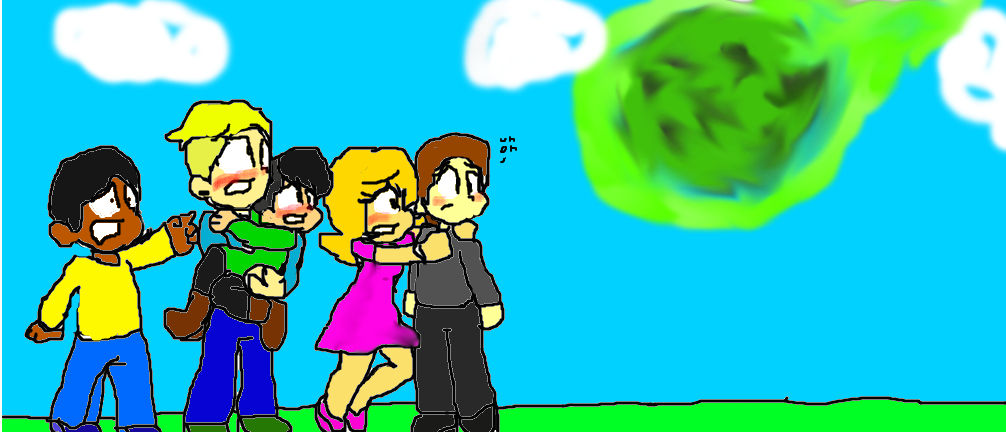 Chapter 1 falling green meteor by mjackson5 on DeviantArt