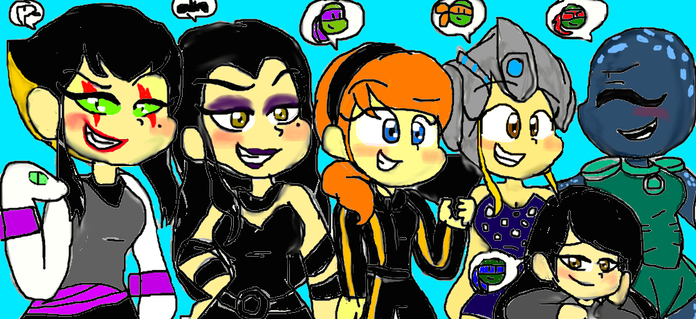 TMNT Girls by mjackson5 on DeviantArt