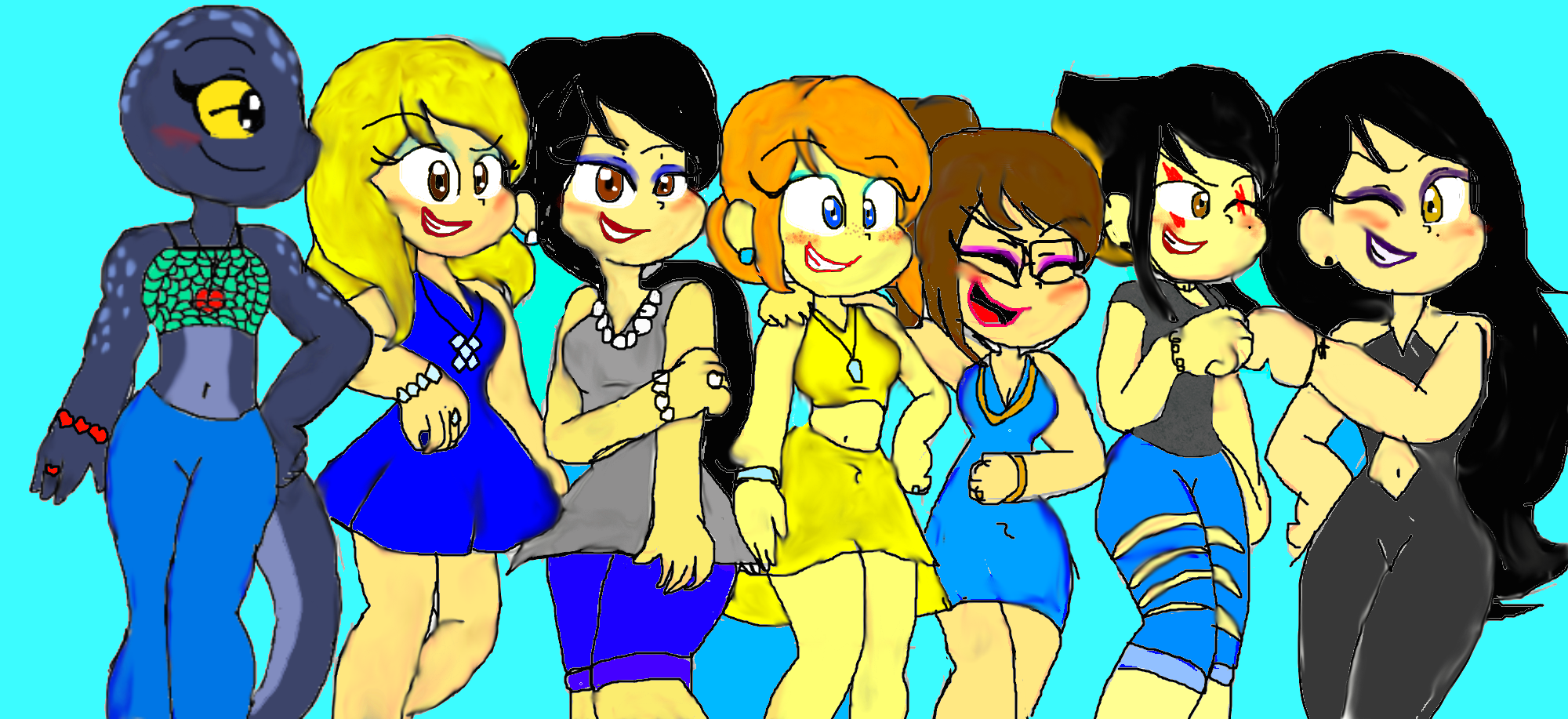 TMNT : Girls going out by mjackson5 on DeviantArt