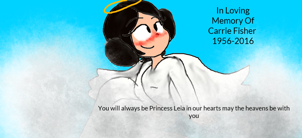 RIP Carrie Fisher 1956-2016 by mjackson5 on DeviantArt