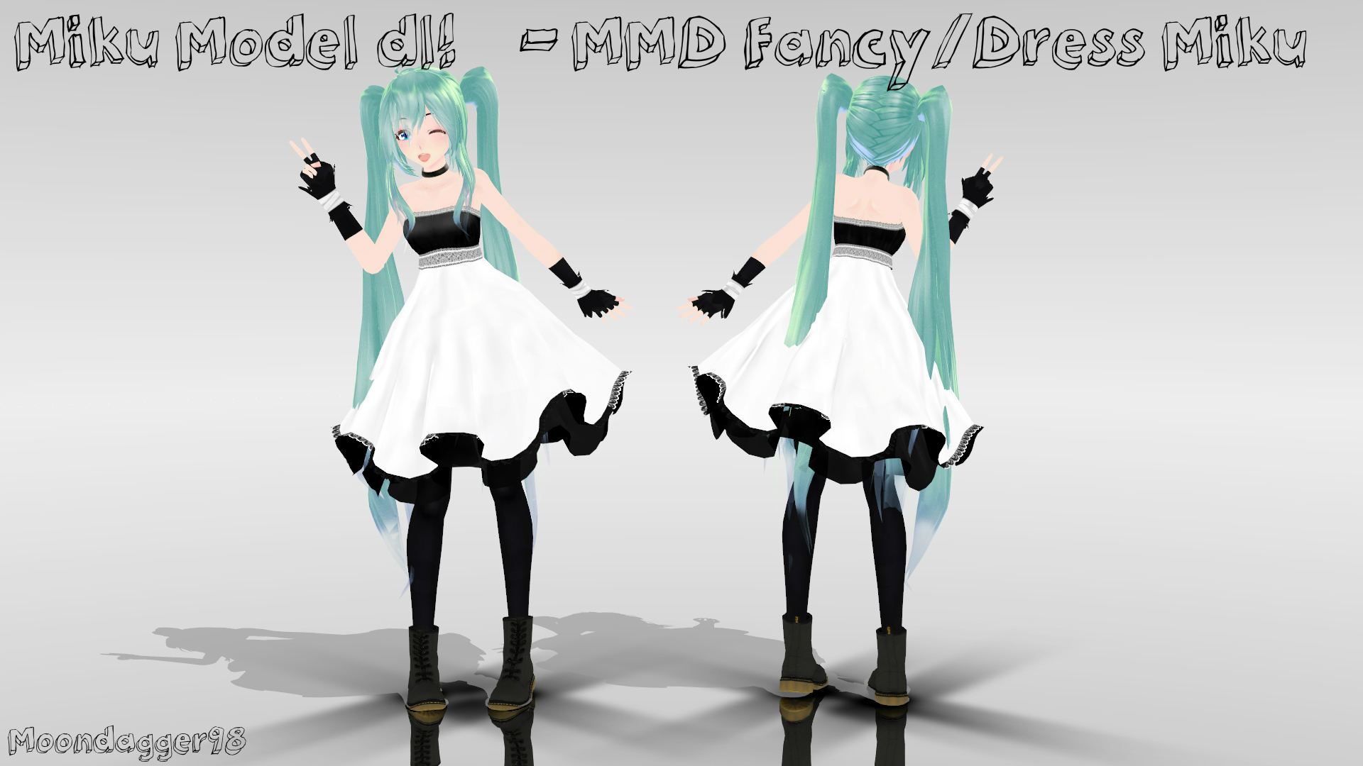 MMD - dress / fancy Miku model DL/Download by moondagger98 on DeviantArt