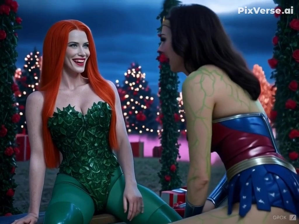 [AI-video] Wonder Woman - poison ivy 's christmas by MinervaKarn on DeviantArt