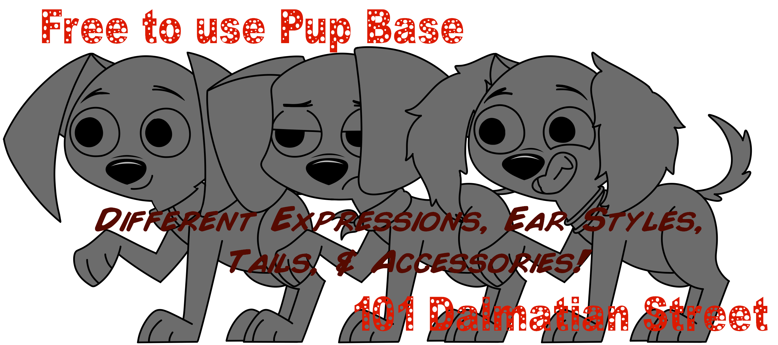 F2U 101 Dalmatian Street Pup Base! by DatFluffyEevee on DeviantArt