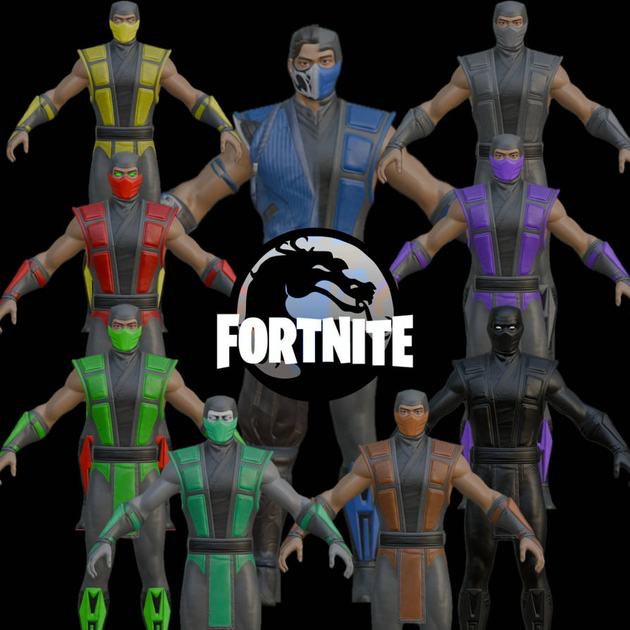 Fortnite Mortal Kombat Sub-Zero Model Download by JTIron625 on DeviantArt